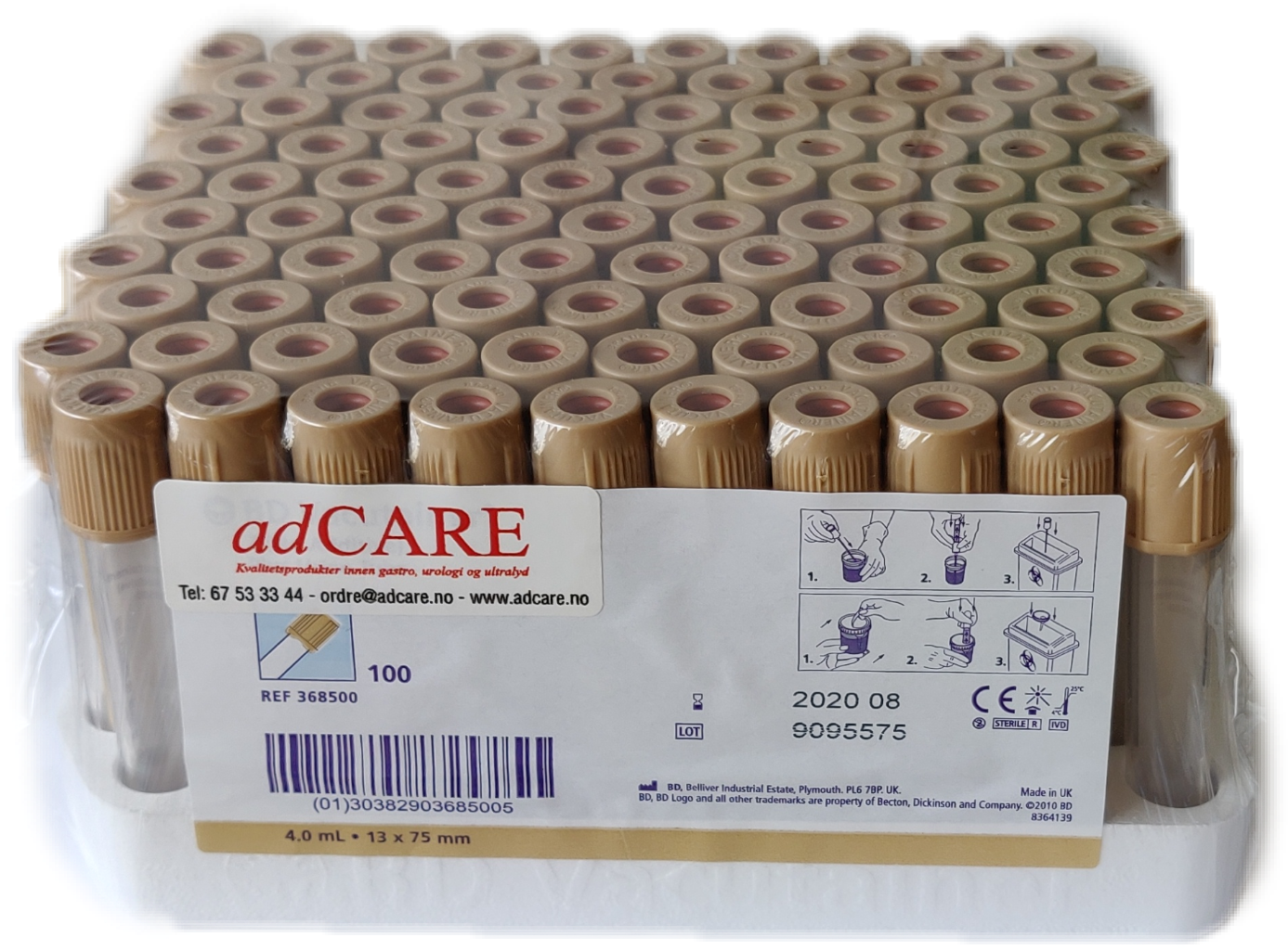 Vacutainer tube 4ml - adCARE AS